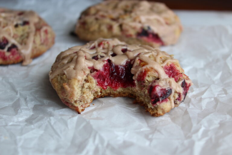 Spiced Oatmeal Plum Cookie with Cinnamon Cream Glaze - Sunshine Texas ...
