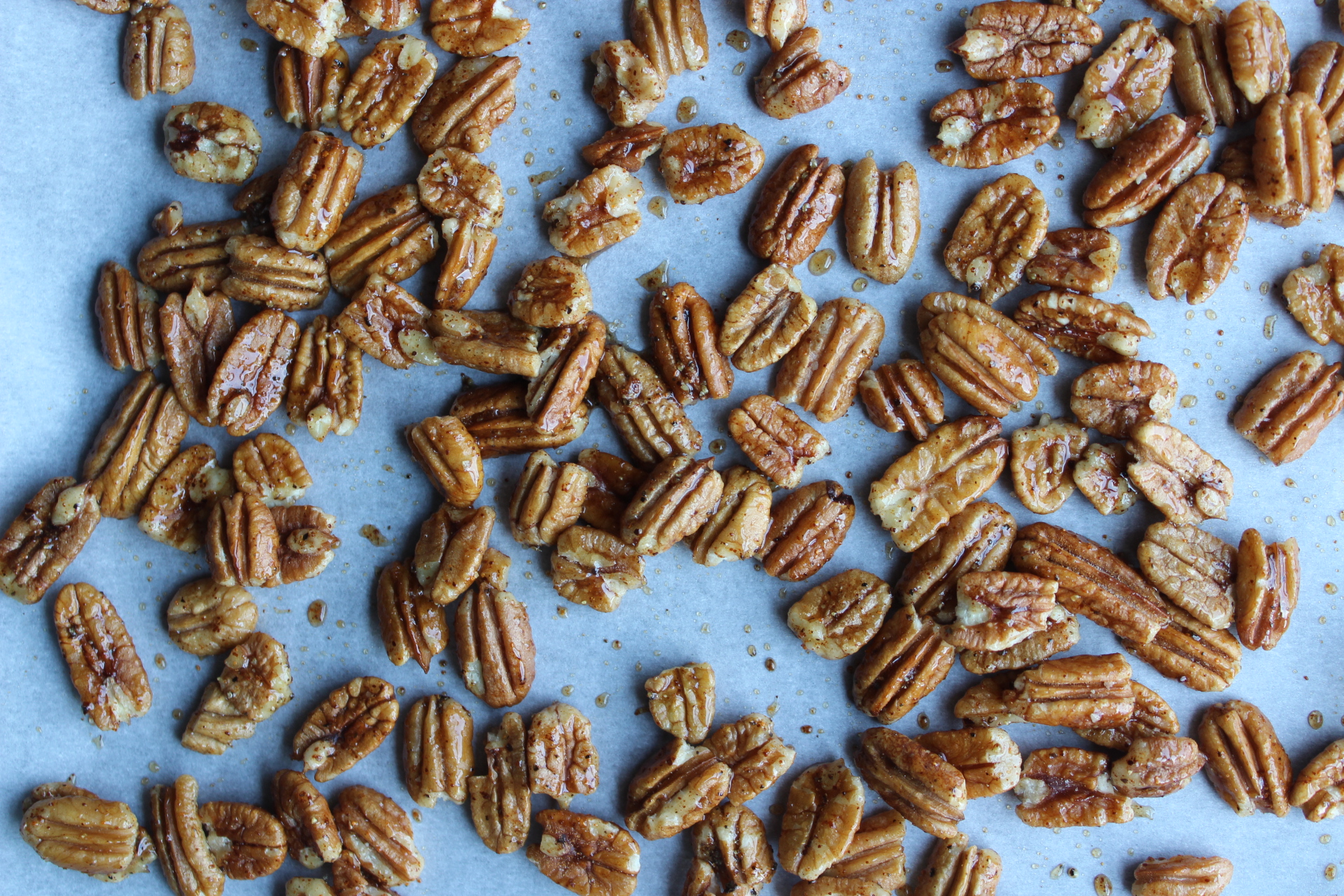 Maple Spiced Pecans - Sunshine Texas Cookies