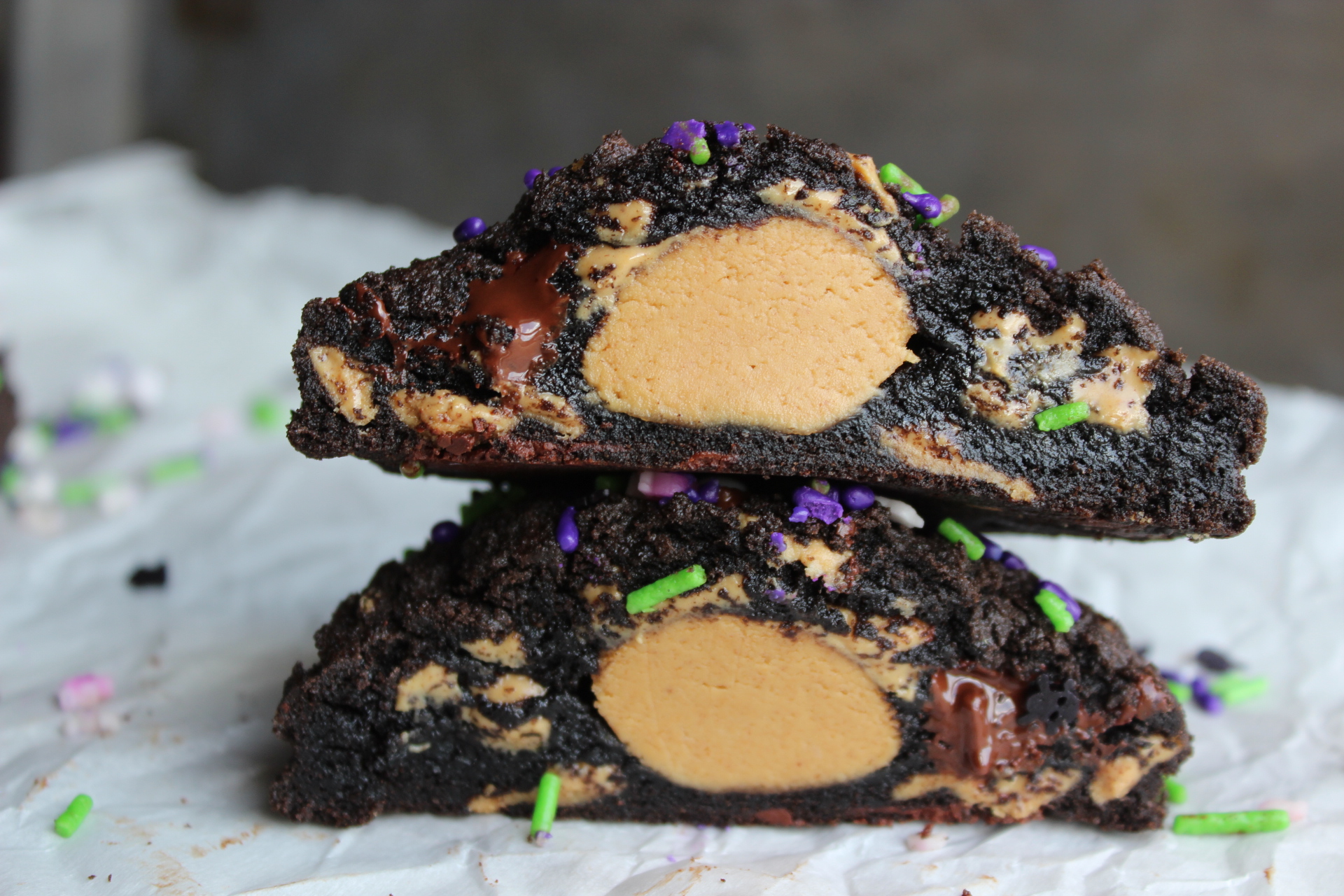 Double Chocolate Peanut Butter Cookies - Sunshine Texas Cookies