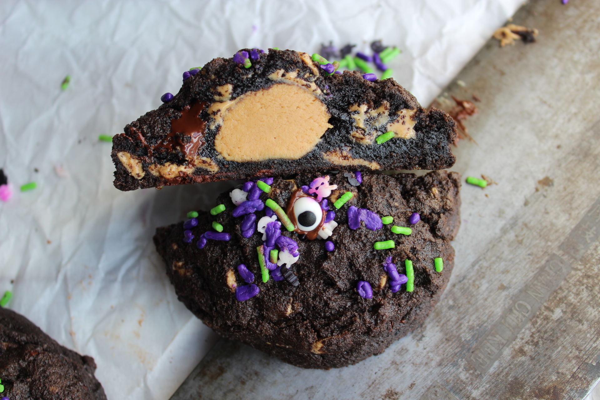 Double Chocolate Peanut Butter Cookies - Sunshine Texas Cookies