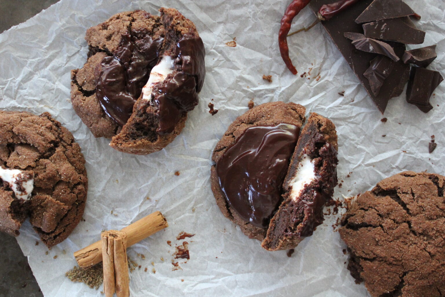 Spiced Hot Chocolate Cookies - Sunshine Texas Cookies