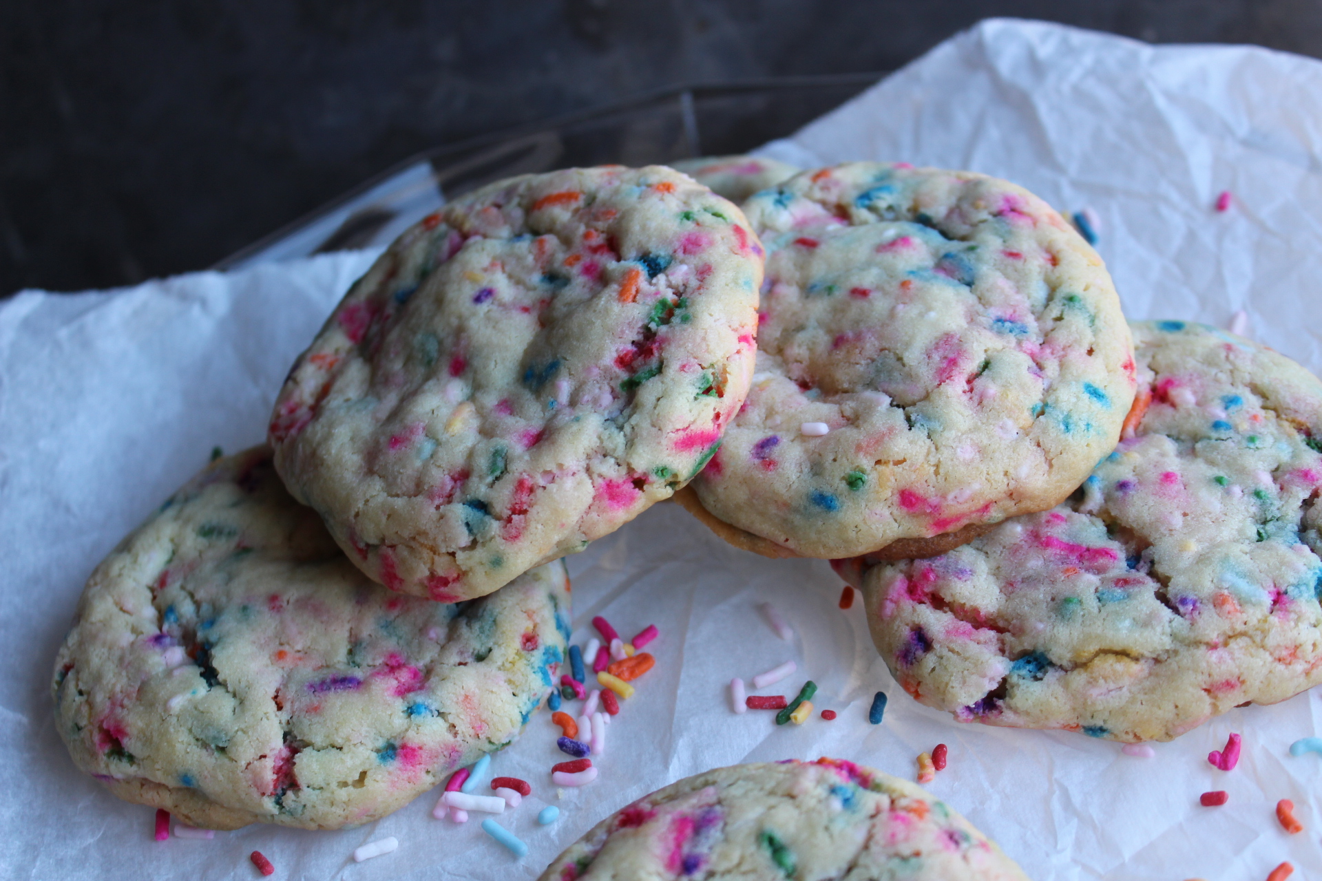 Sprinkle Party Cookies - Sunshine Texas Cookies