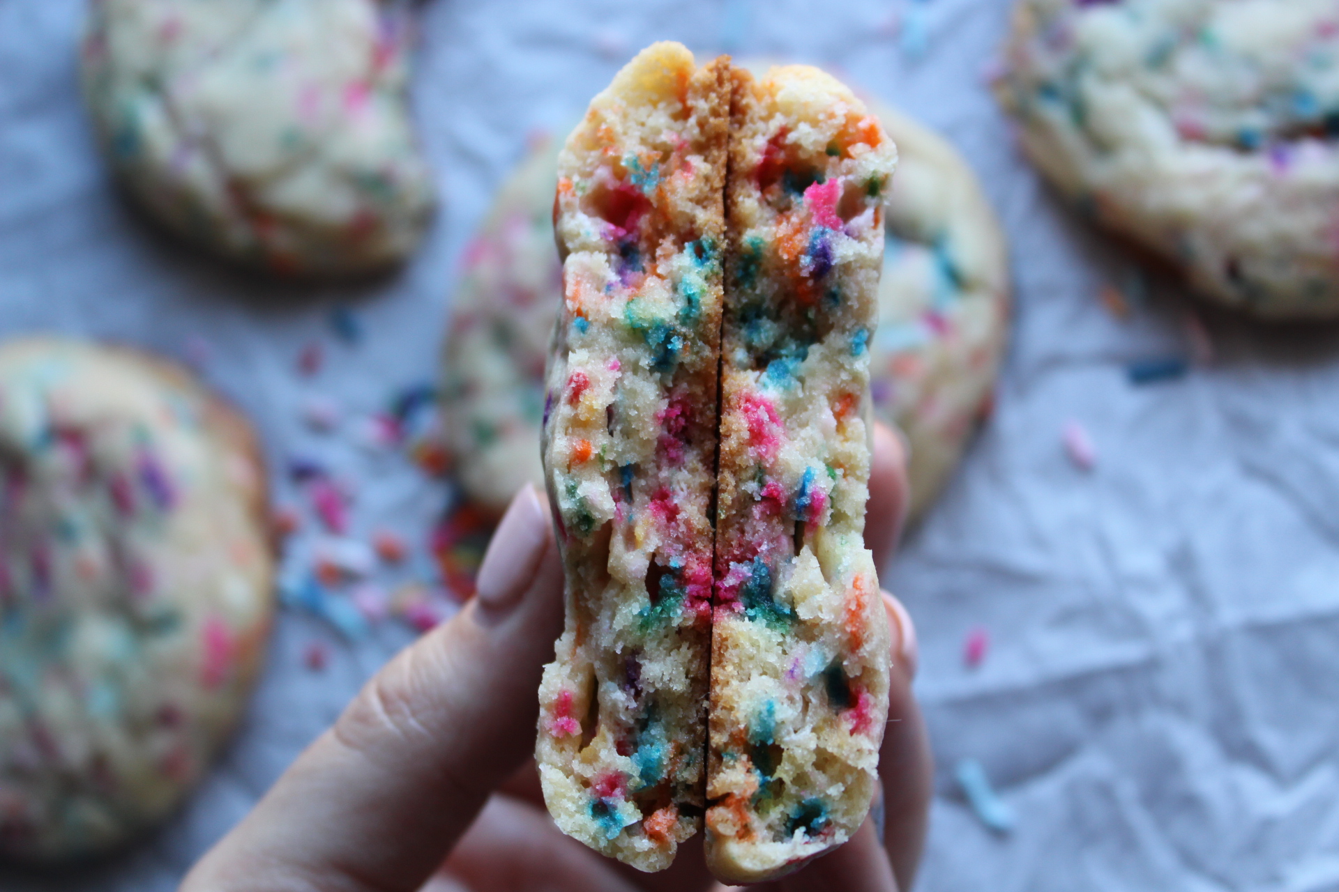 Sprinkle Party Cookies - Sunshine Texas Cookies