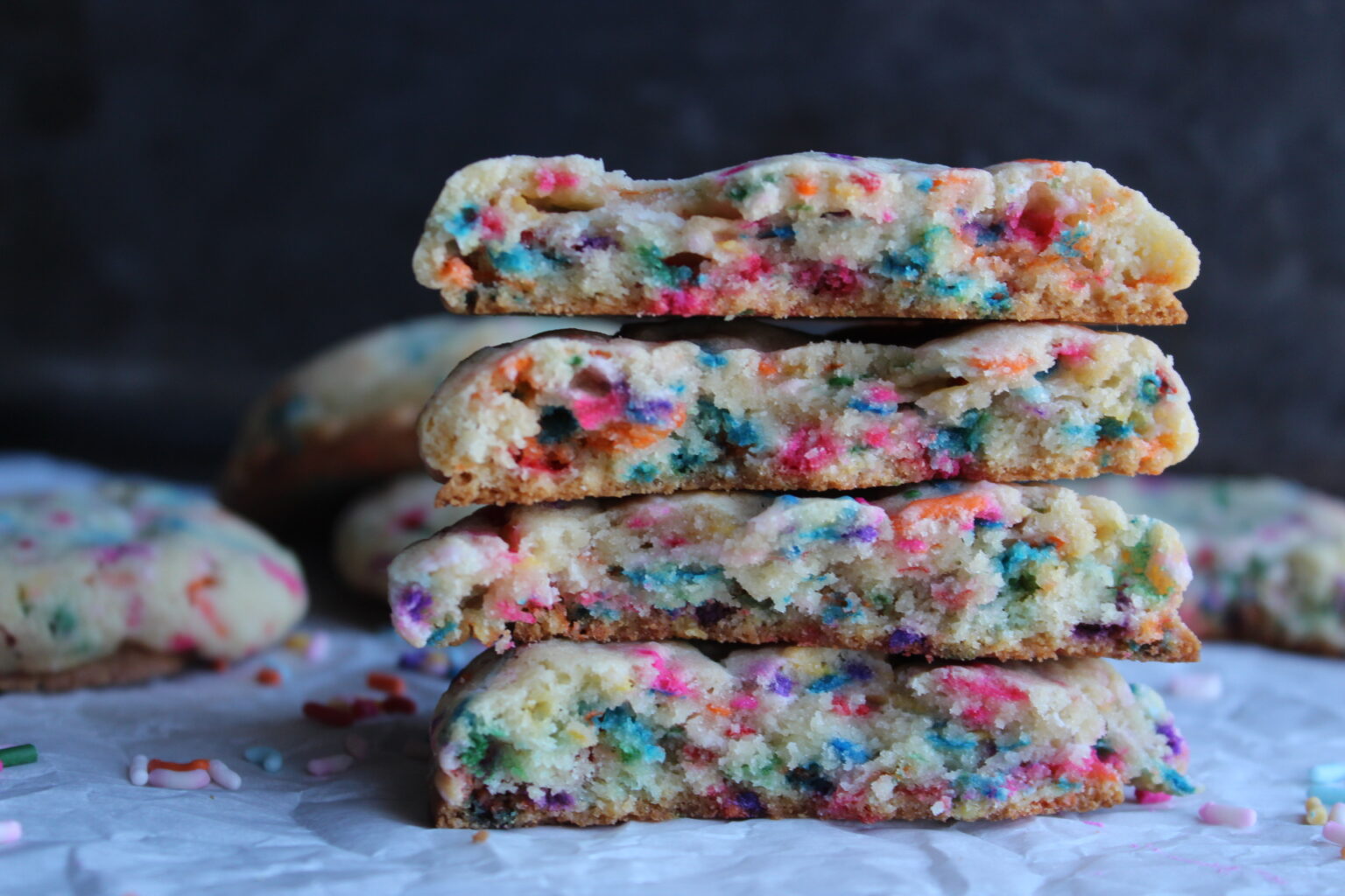 Sprinkle Party Cookies - Sunshine Texas Cookies