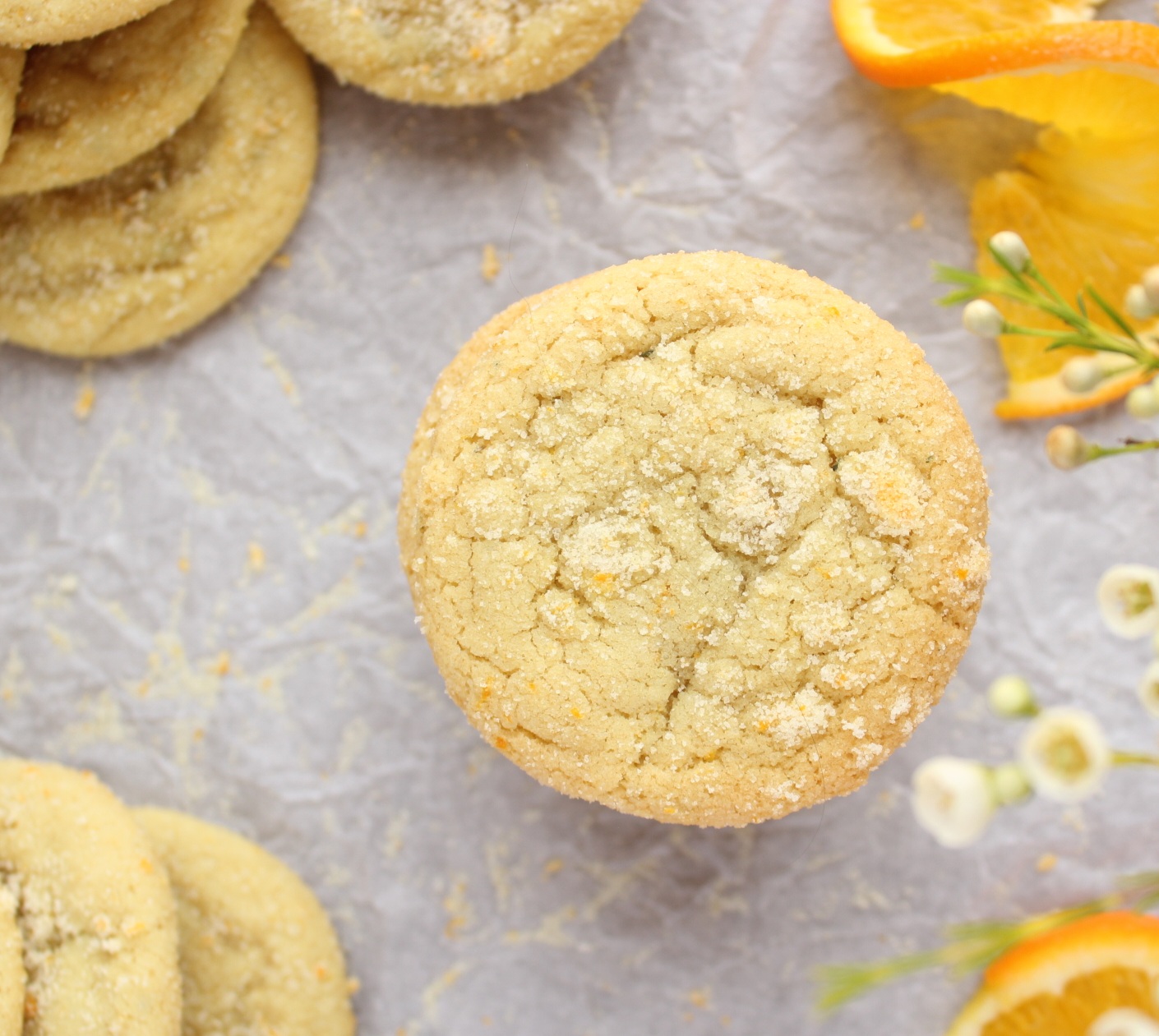 Orange Thyme Cookies - Sunshine Texas Cookies