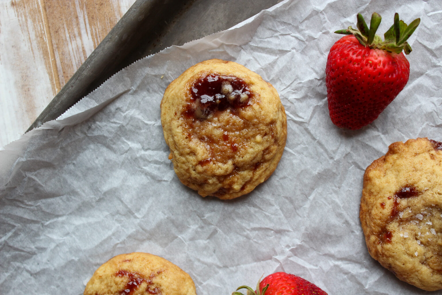 Strawberry Jam Cookies - Sunshine Texas Cookies