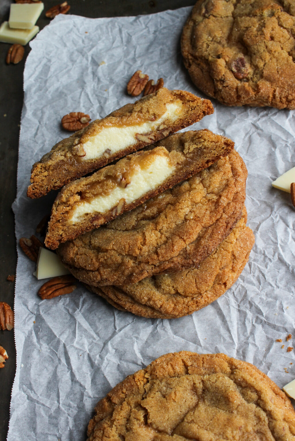 Butter Pecan Cheesecake Cookies - Sunshine Texas Cookies